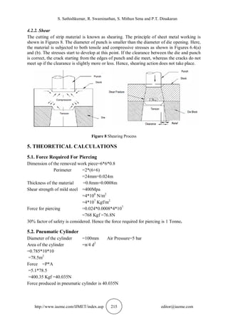 DESIGN AND DEVELOPMENT OF SPECIAL PURPOSE MACHINE USING HYDROPNEUMATIC ...