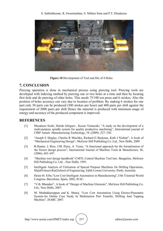 DESIGN AND DEVELOPMENT OF SPECIAL PURPOSE MACHINE USING HYDROPNEUMATIC ...