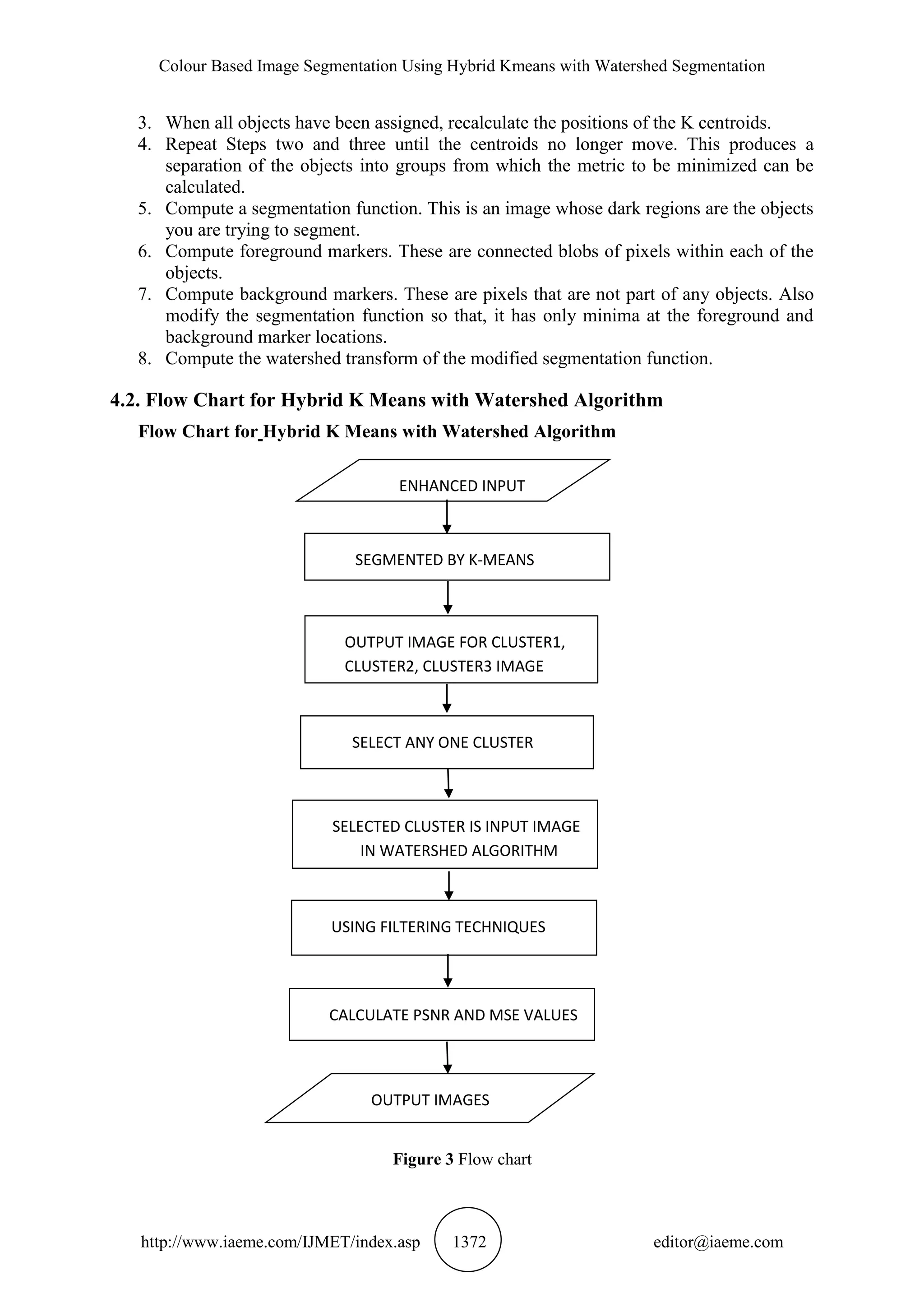 COLOUR BASED IMAGE SEGMENTATION USING HYBRID KMEANS WITH WATERSHED SEGMENTATION | PDF