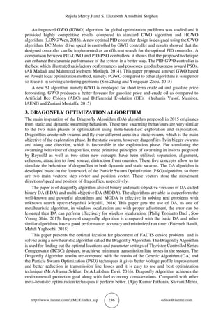 A CRITICAL STUDY ON TEN NONTRADITIONAL OPTIMIZATION METHODS IN SOLVING ENGINEERING PROBLEMS | PDF