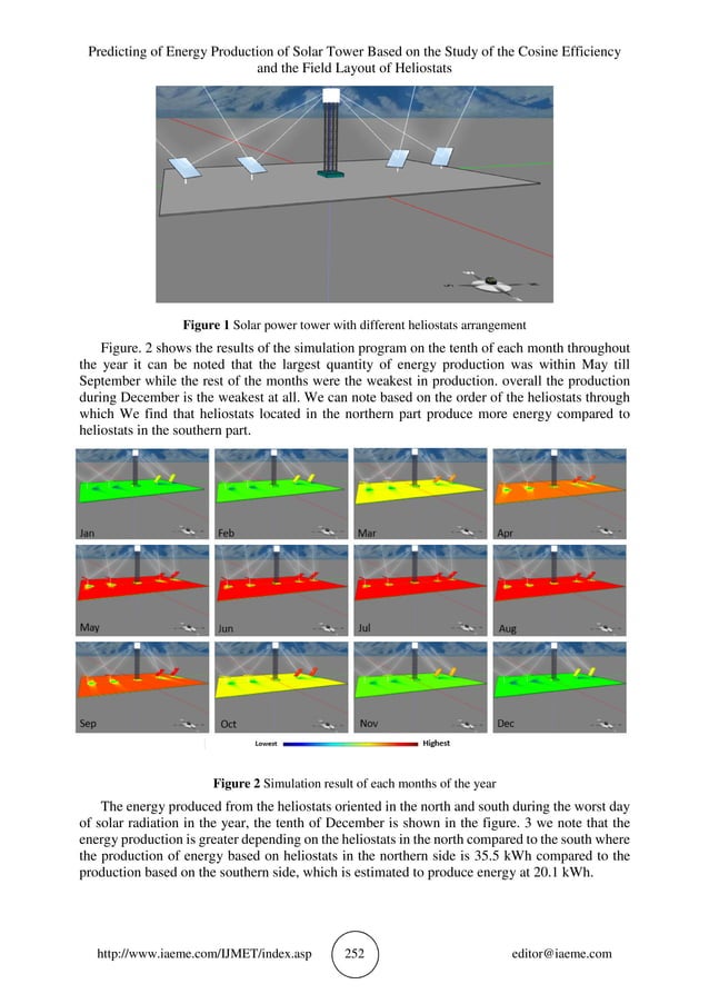 PREDICTING OF ENERGY PRODUCTION OF SOLAR TOWER BASED ON THE STUDY OF ...