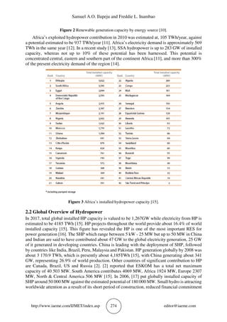 SMALL HYDROPOWER RELEVANCE FOR BASIC ENERGY NEED IN AFRICA | PDF