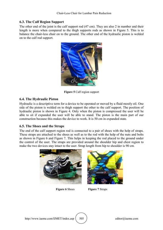 CHAIR-LESS CHAIR FOR LUMBAR PAIN REDUCTION | PDF | Death, Injury, or ...