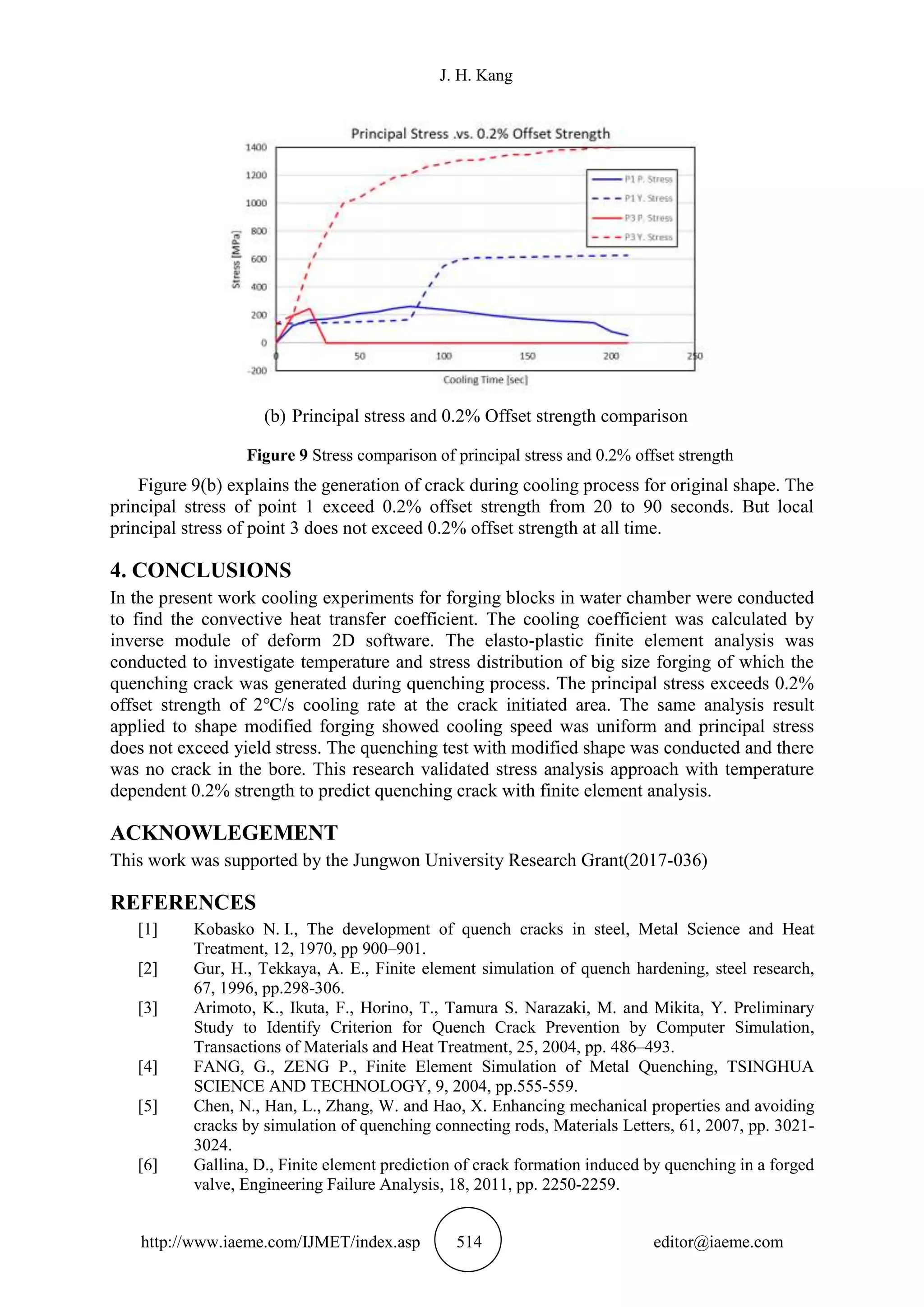 QUENCHING CRACK ANALYSIS OF BIG SIZE FORGING BY FE ANALYSIS | PDF
