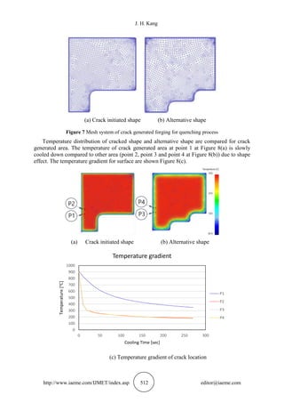 QUENCHING CRACK ANALYSIS OF BIG SIZE FORGING BY FE ANALYSIS | PDF