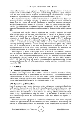 MECHANICAL BEHAVIOUR OF COMPOSITE MATERIALS IN METAL | PDF