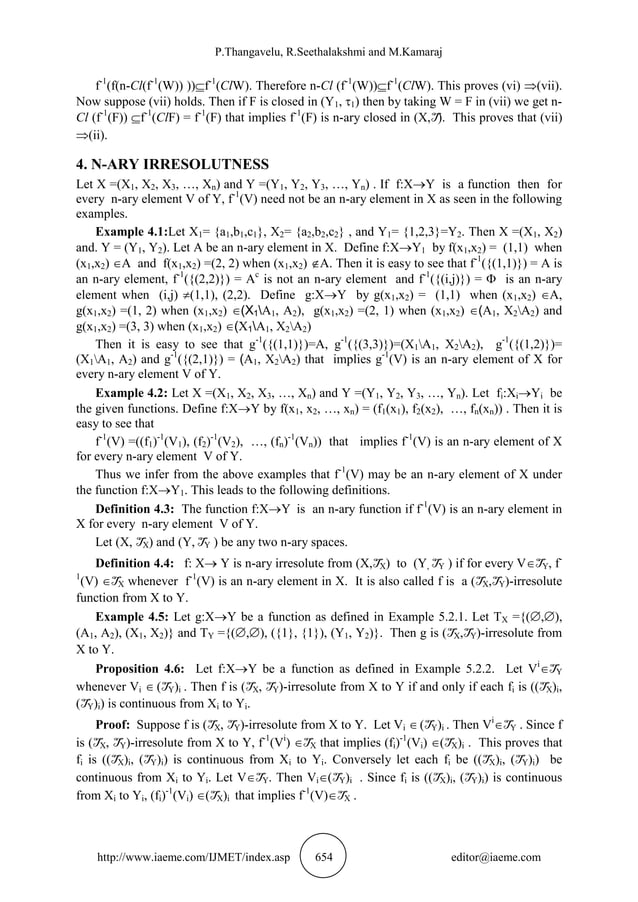 CONTINUITY ON N-ARY SPACES | PDF | Programming Languages | Computing