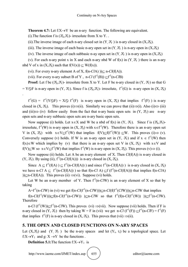 CONTINUITY ON N-ARY SPACES | PDF | Programming Languages | Computing