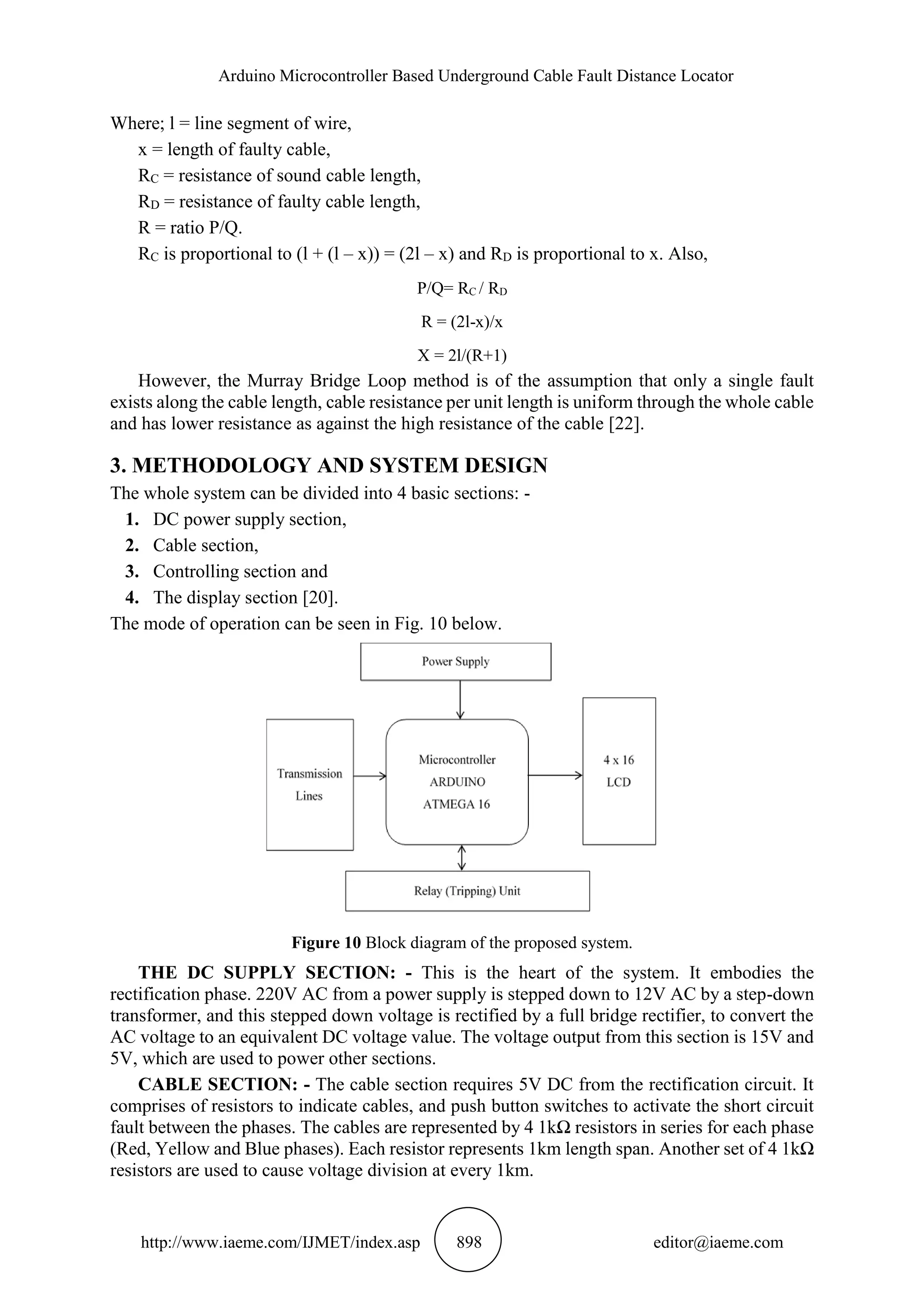 ARDUINO MICROCONTROLLER BASED UNDERGROUND CABLE FAULT DISTANCE LOCATOR | PDF | Consumer ...