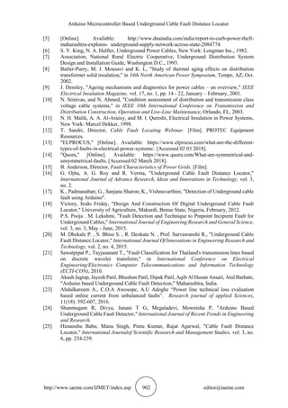 ARDUINO MICROCONTROLLER BASED UNDERGROUND CABLE FAULT DISTANCE LOCATOR | PDF | Consumer ...