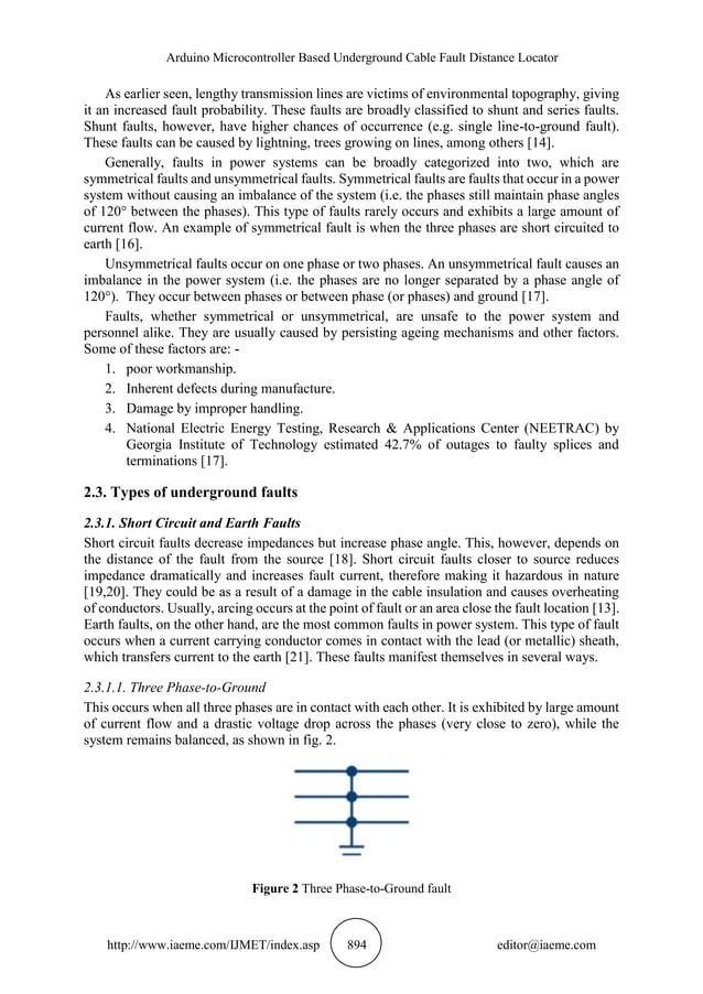 ARDUINO MICROCONTROLLER BASED UNDERGROUND CABLE FAULT DISTANCE LOCATOR | PDF | Consumer ...