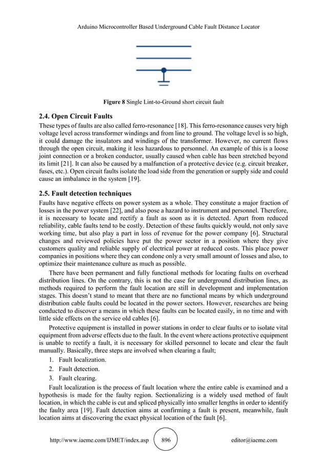 ARDUINO MICROCONTROLLER BASED UNDERGROUND CABLE FAULT DISTANCE LOCATOR | PDF | Consumer ...