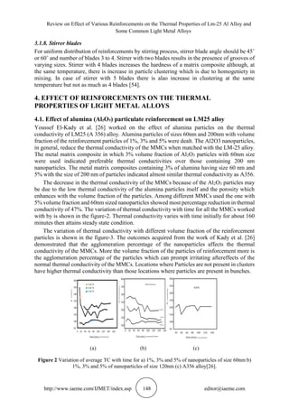 REVIEW ON EFFECT OF VARIOUS REINFORCEMENTS ON THE THERMAL PROPERTIES OF ...