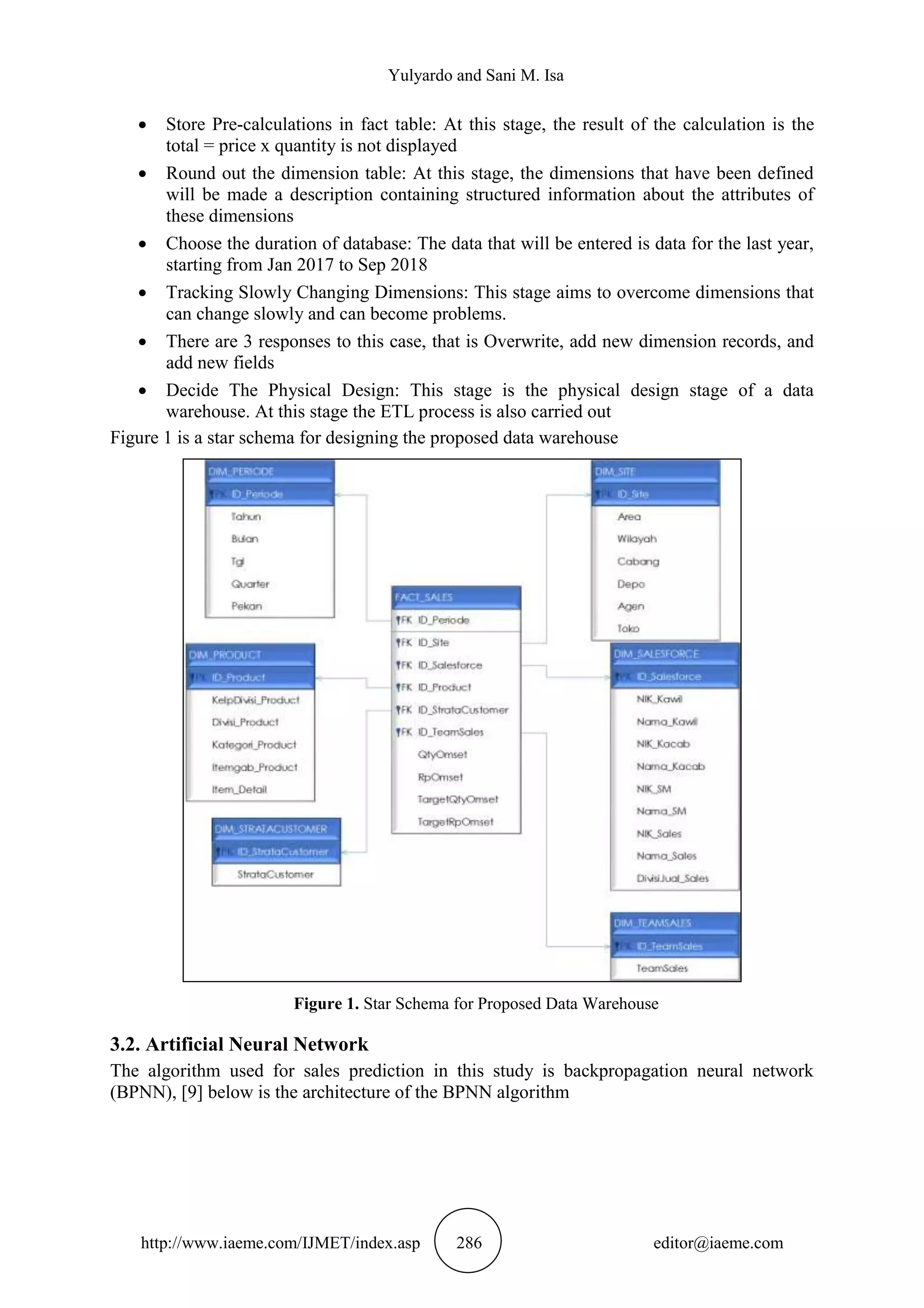 PREDICTIVE BUSINESS INTELLIGENCE: CONSUMER GOODS SALES FORECASTING ...