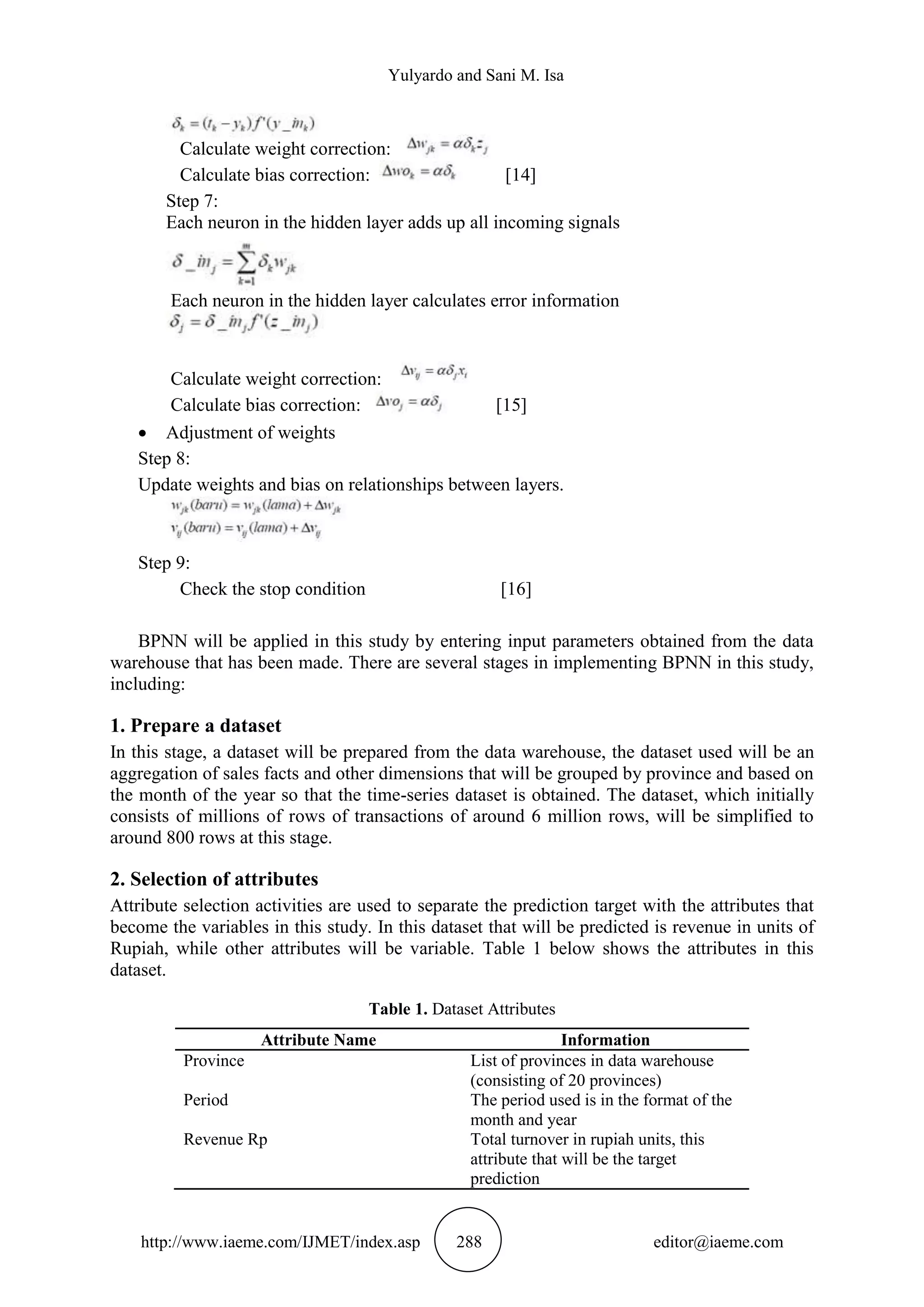 PREDICTIVE BUSINESS INTELLIGENCE: CONSUMER GOODS SALES FORECASTING ...