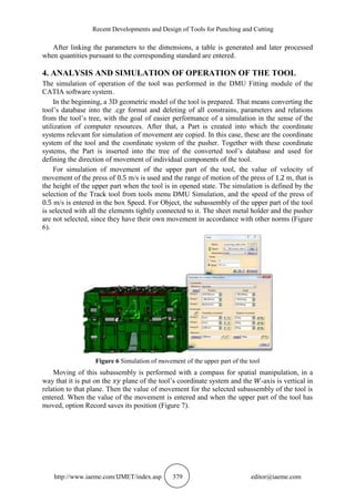 RECENT DEVELOPMENTS AND DESIGN OF TOOLS FOR PUNCHING AND CUTTING | PDF | Free Download