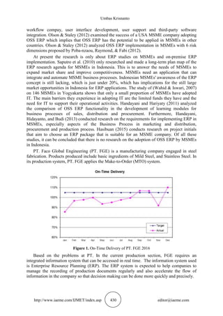 DEVELOPMENT, CONFIGURATION AND IMPLEMENTATION OPEN SOURCE ERP IN MANUFACTURING MODUL WITH ...