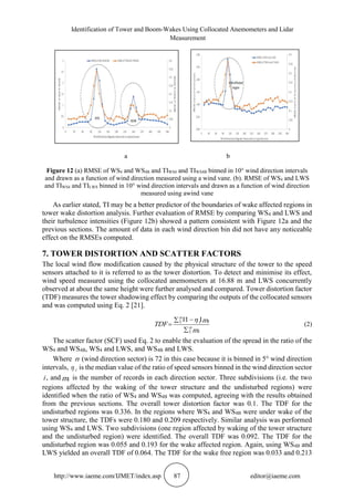 IDENTIFICATION OF TOWER AND BOOM-WAKES USING COLLOCATED ANEMOMETERS AND LIDAR MEASUREMENT | PDF
