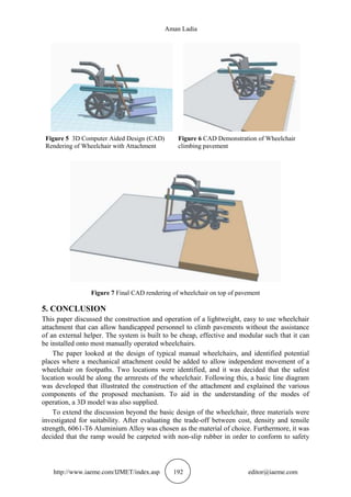 MECHANICAL RAMP ATTACHMENT FOR WHEELCHAIRS TO CLIMB FOOTPATHS AND ...