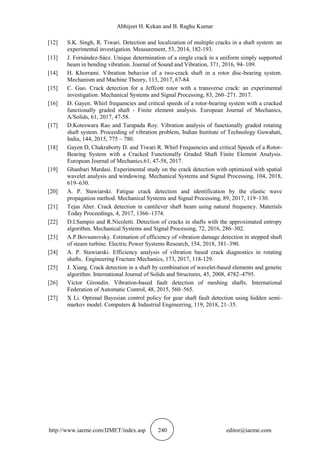 CRITICAL SPEED AND NATURAL FREQUENCY ANALYSIS OF CRACKED ROTOR SHAFT | PDF