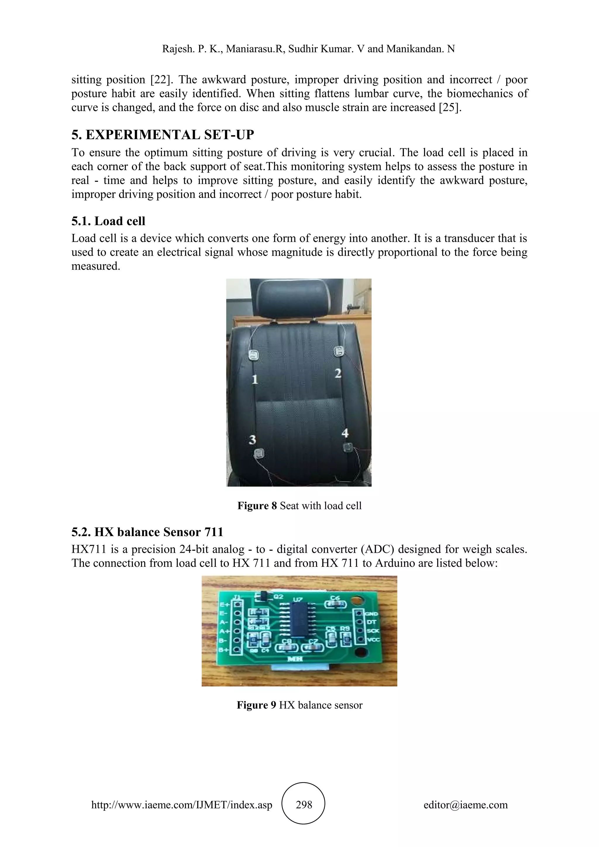 VIRTUAL OPTIMIZATION OF SITTING POSTURE ANALYSIS ON USING LOW-COST ...