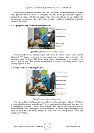 VIRTUAL OPTIMIZATION OF SITTING POSTURE ANALYSIS ON USING LOW-COST ...
