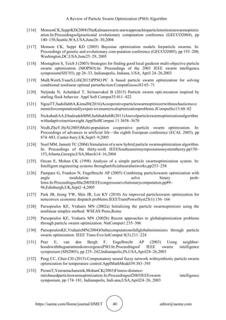 A REVIEW OF PARTICLE SWARM OPTIMIZATION (PSO) ALGORITHM | PDF