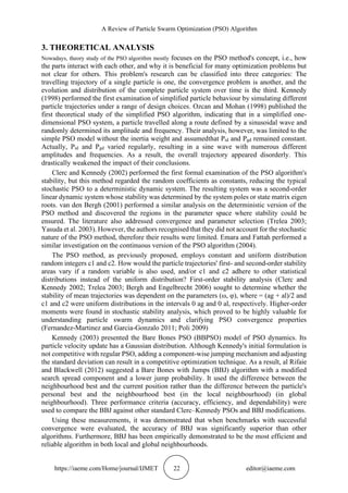 A REVIEW OF PARTICLE SWARM OPTIMIZATION (PSO) ALGORITHM | PDF