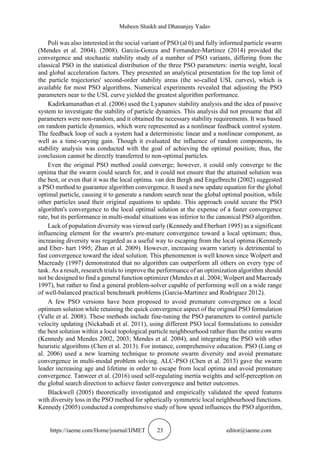 A REVIEW OF PARTICLE SWARM OPTIMIZATION (PSO) ALGORITHM | PDF