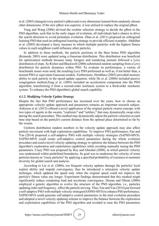 A REVIEW OF PARTICLE SWARM OPTIMIZATION (PSO) ALGORITHM | PDF