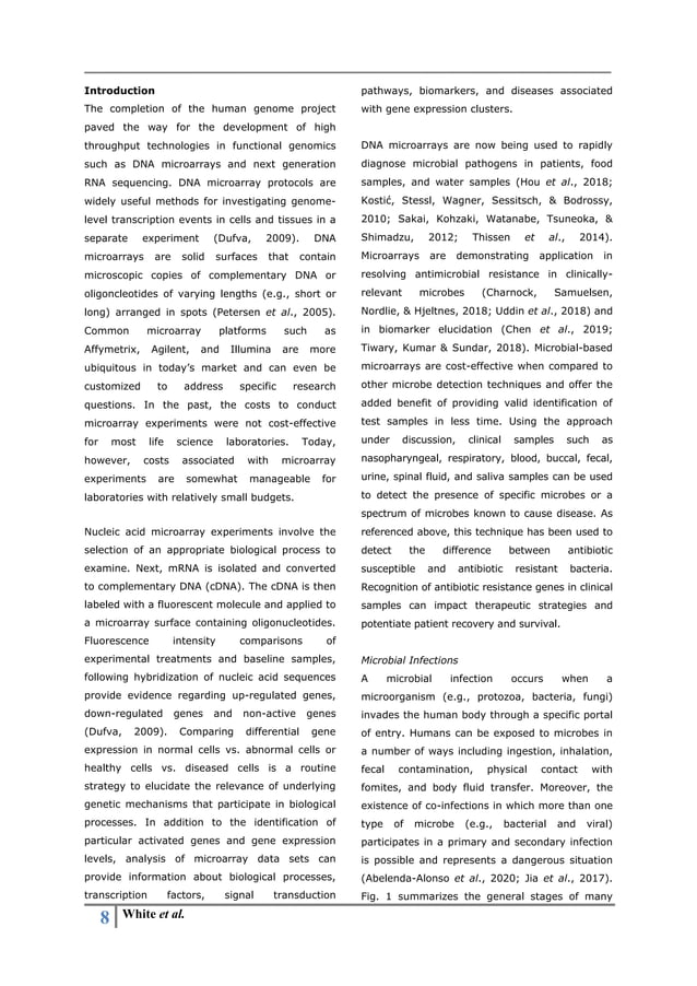 Understanding Microbial Infections Using Microarray Technology Pdf