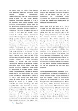 Diversity, properties and ecological significance of the genus ...