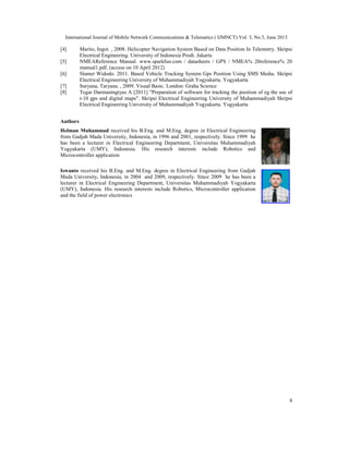 EGT10 DESIGN AND APPLICATION FOR POSITION GPS TRACKER WITH VISUAL BASIC | PDF | Computer ...