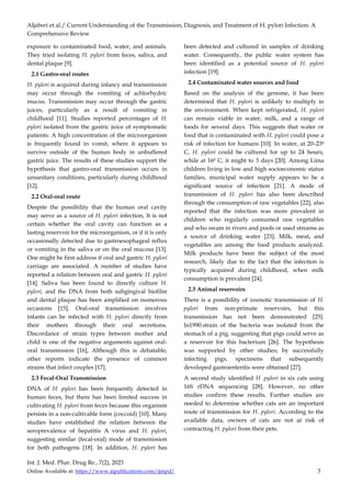 Current Understanding of the Transmission, Diagnosis, and Treatment of ...