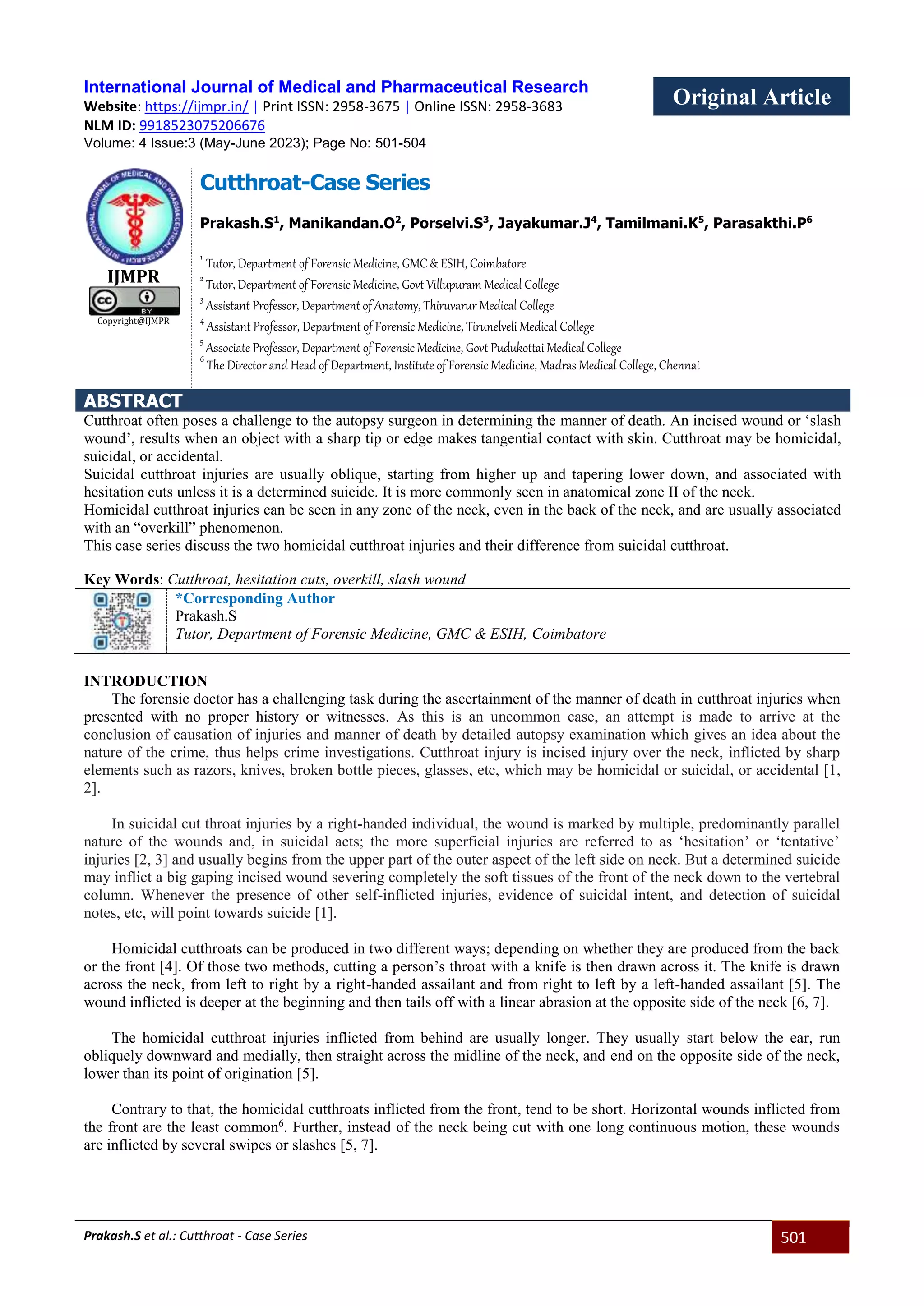 Cutthroat-Case Series | DOCX