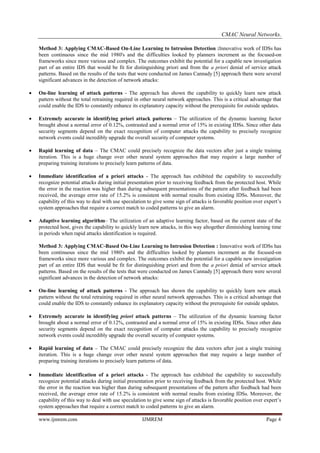 CMAC Neural Networks | PDF