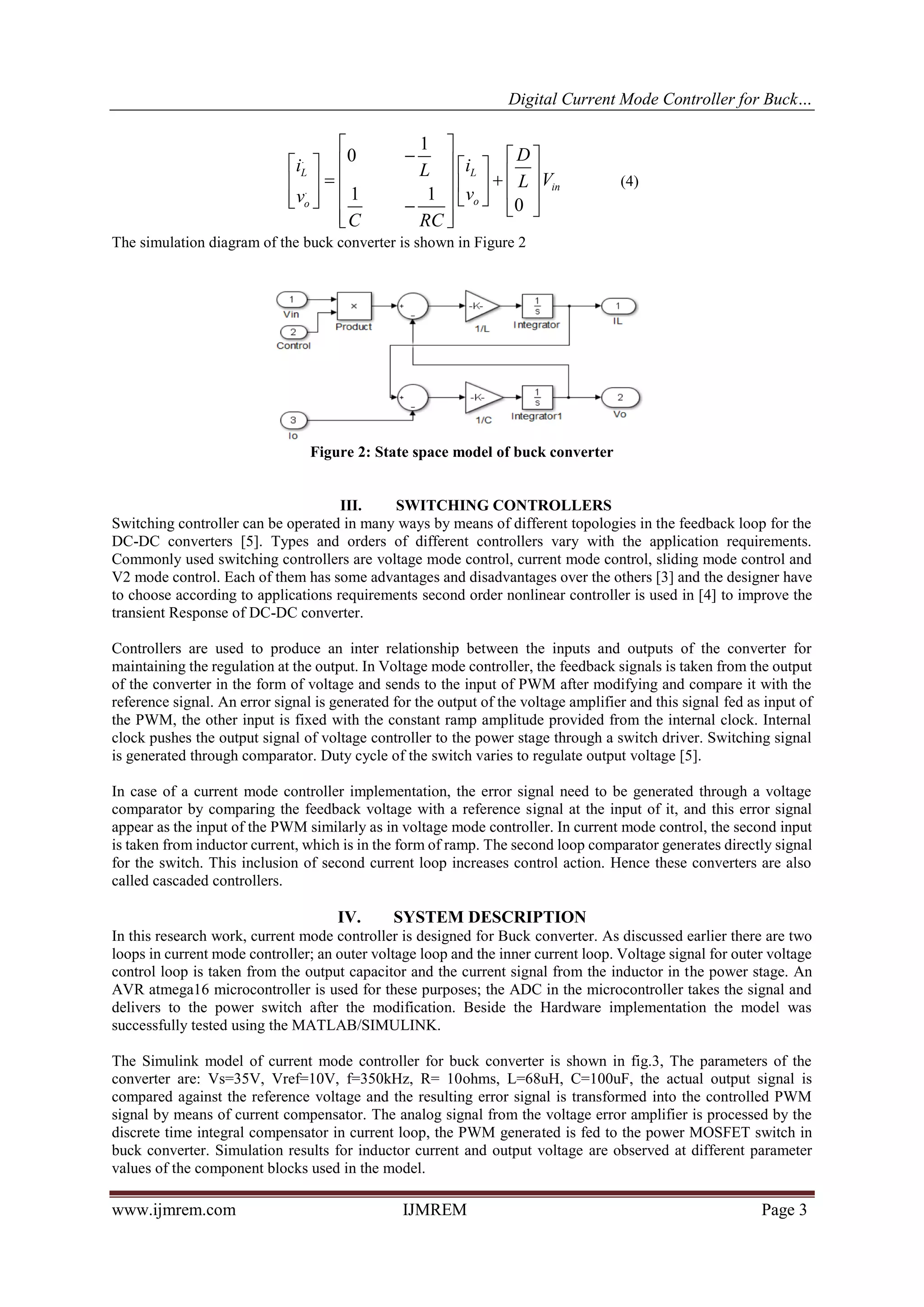 Digital Current Mode Controller for Buck Converter | PDF | Consumer Electronics | Technology ...