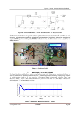Digital Current Mode Controller for Buck Converter | PDF