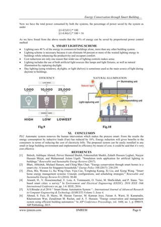 Energy Conservation through Smart Building and Smart Lighting System | PDF