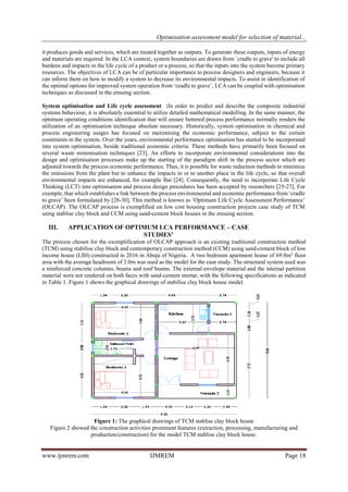 Optimisation assessment model for selection of material and assembly for sustainable building ...