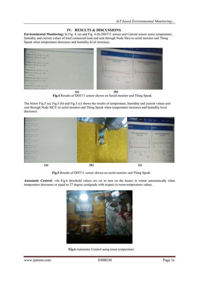 IoT based Environmental Monitoring and Control System | PDF