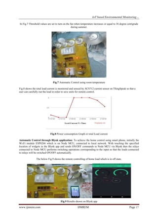 IoT based Environmental Monitoring and Control System | PDF