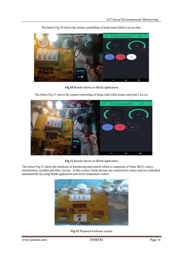 IoT based Environmental Monitoring and Control System | PDF