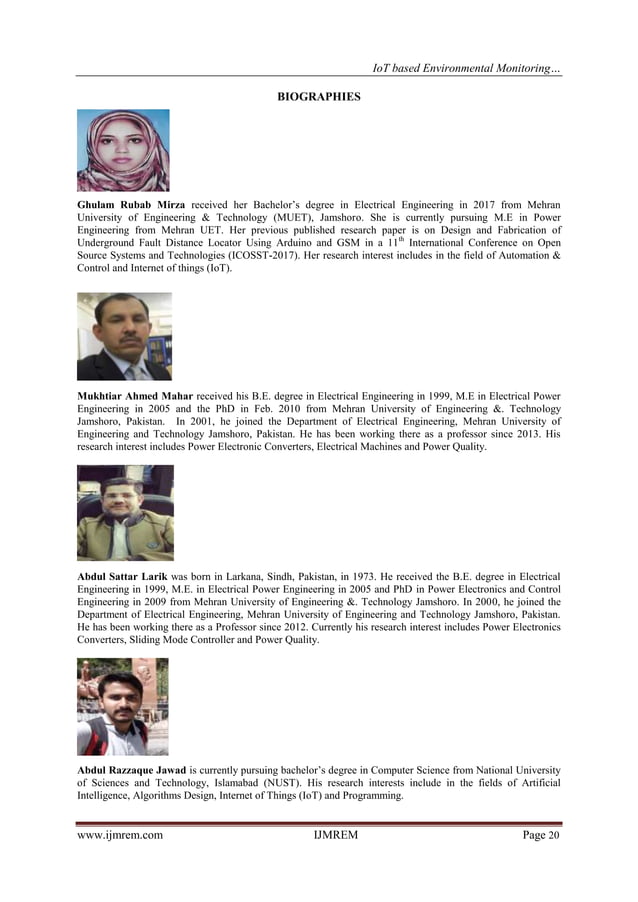 IoT based Environmental Monitoring and Control System | PDF