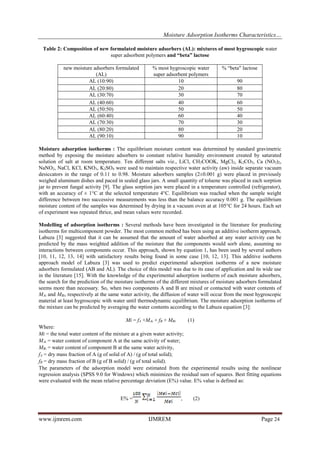 Moisture Adsorption Isotherms Characteristics of a New Moisture Adsorbers | PDF | Chemistry ...