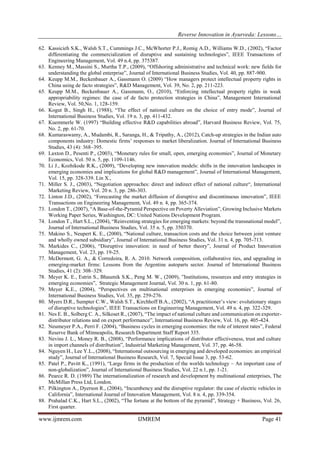 Reverse Innovation in Ayurveda: Lessons to Learn | PDF