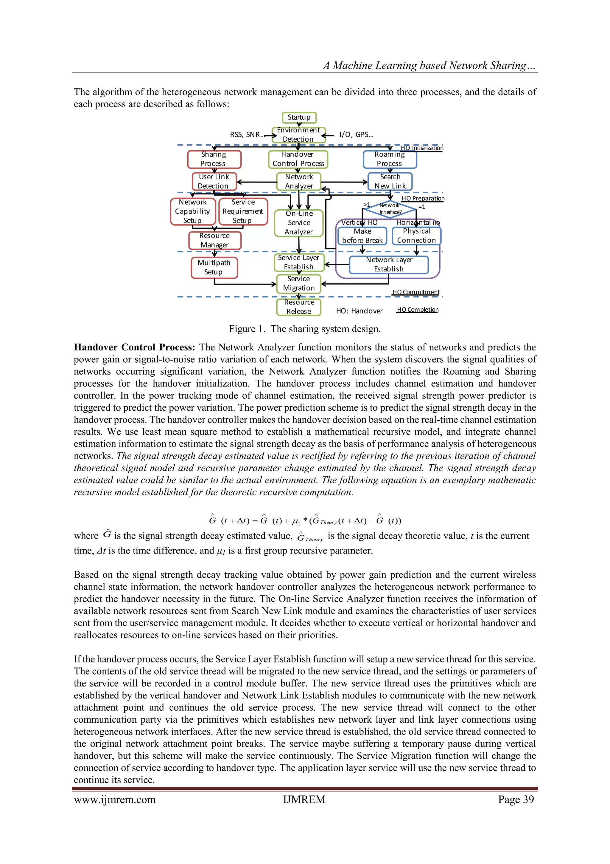 A Machine Learning based Network Sharing System Design with MPTCP | PDF | Computer Networking ...