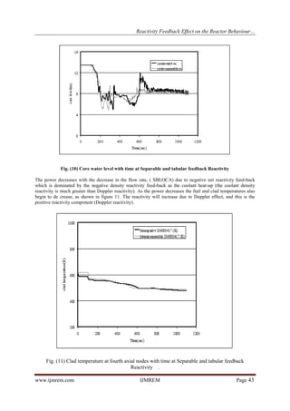 Reactivity Feedback Effect on the Reactor Behaviour during SBLOCA in a ...
