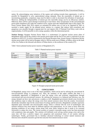 Present Conventional & Non- Conventional Energy Scenario in Bangladesh ...