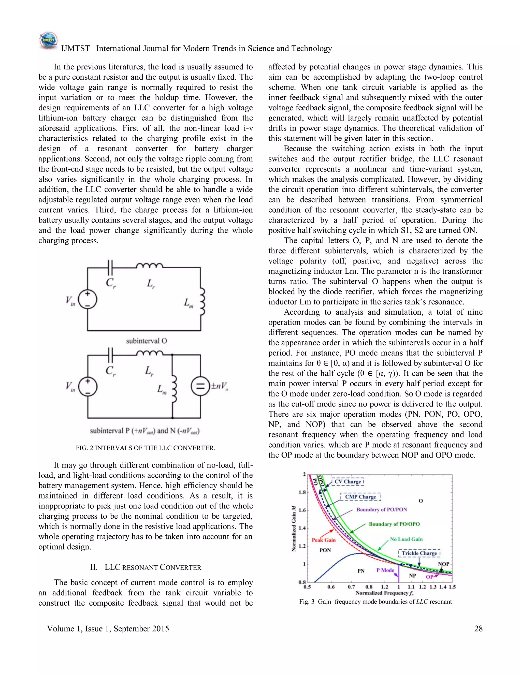A Resonant Converter with LLC for DC-to-DC Converter Based Applications | PDF